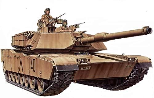 タミヤ 1/35 ミリタリーミニチュアシリーズ No.156 アメリカ陸軍 戦車 M1A1 ビッグガン・エイブラムス プラモデル 35156 組み立て、塗装が必要なプラモデル。 別途、工具、塗料等が必要。 パッケージ重量: 0.523 kg...