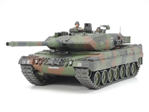 タミヤ 1/35 ミリタリーミニチュアシリーズ No.271 ドイツ連邦軍 主力戦車 レオパルト2 A6 プラモデル 35271 組み立て、塗装が必要なプラモデル。 別途、工具、塗料等が必要。 対象年齢: 子ども サイズ: 19.56x8....