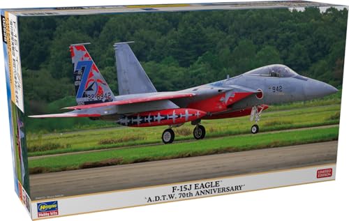 ハセガワ 1/72 航空自衛隊 F-15J イーグル “飛行開発実験団 創設70周年記念塗装” プラモデル 02526 (飛行機) 組み立て塗装が必要なプラモデル。 別途、接着剤や工具、塗料等が必要。 1/72スケール未塗装プラスチック組み...