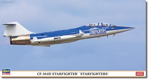 ハセガワ(Hasegawa) 1/48 アメリカ アクロバットチーム CF-104D スターファイター スターファイターズ プラモデル 07544 (飛行機) 組み立て塗装が必要なプラモデル。 別途、接着剤や工具、塗料等が必要。 1/48ス...