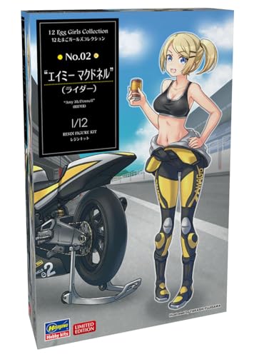 ハセガワ 1/12 たまごガールズコレクション No.02 エイミー・マクドネル (ライダー) 未塗装レジンキット SP408 組み立て塗装が必要なレジンキット。 別途、接着剤や工具、塗料等が必要。 1/12スケール未塗装レジン製組み立てキ...