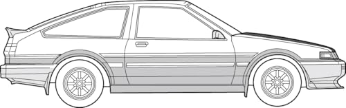 フジミ模型 1/24 峠シリーズ No..3 EX-1 トヨタ ハチロクトレノAE86(カーボンボンネットデカール付き) 峠-3 EX-1 組み立て、塗装が必要なプラスチックモデルキット。 別途、工具、塗料等が必要。 【JANコード】496...