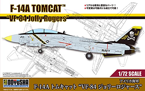 童友社 1/72 アメリカ海軍 F-14A トムキャット VF-84 ジョリーロジャース プラモデル 72-TOM-1 組み立て塗装が必要なプラモデル。 別途、接着剤や工具、塗料等が必要。 1/72スケール未塗装プラスチック組み立てキット ...