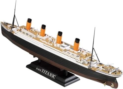 童友社 1/700 凄!プラモデル 第22弾 R.M.S.タイタニック LEDセット 色分け済みプラモデル 組み立て塗装が必要なプラモデル。 別途、接着剤や工具、塗料等が必要。 1/700スケール色分け済みプラスチック組み立てキット 実物に...