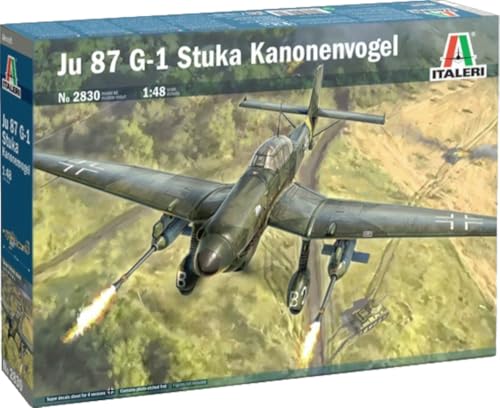 イタレリ(ITALERI) タミヤ 1/48 飛行機シリーズ No.2830 Ju87 G-1 スツーカ カノーネンフォーゲル プラモデル 38106 (飛行機) 組み立て塗装が必要なプラモデル。 別途、接着剤や工具、塗料等が必要。 1/4...