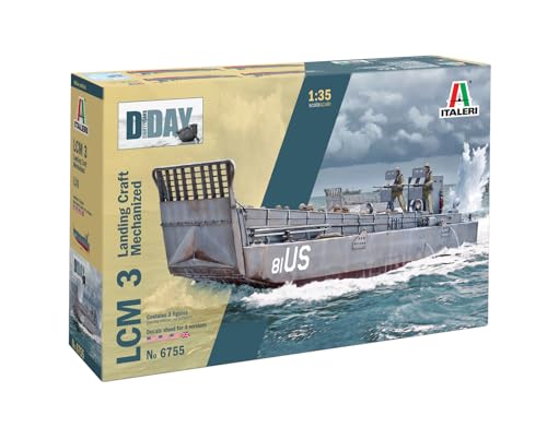 イタレリ タミヤ 1/35 ミリタリーシリーズ No.6755 LCM 3 上陸用舟艇 プラモデル 37803 (船) 組み立て塗装が必要なプラモデル。 別途、接着剤や工具、塗料等が必要。 1/35スケール未塗装プラスチック組み立てキット ...