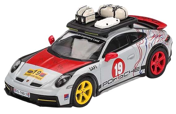 サンリッチ (Sunrich) MINI GT 1/64 ポルシェ 911 ダカール Uncle Rally (左ハンドル) 完成品 MGT01068-L MINI GT 1/64スケールミニカー。 ダイキャストモデル。 「ポルシェ 911...