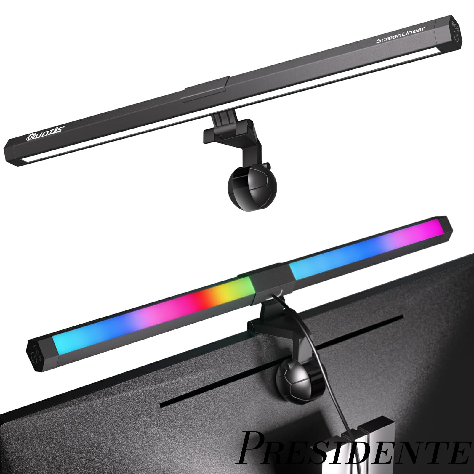 【51cm広照射＆大型モニター対応 より広い画面をムラなく明るく】 Basic RGBの40cmモデルからアップグレードしたBasic RGB Pro 51cm広幅設計。大型・ワイドモニターやデュアルディスプレイ環境でも、画面全体を均一に照...