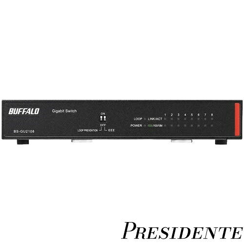 4981254051436アンマネージスイッチ 8ポートBS-GU21084981254051436 アンマネージスイッチ 8ポート BS-GU2108