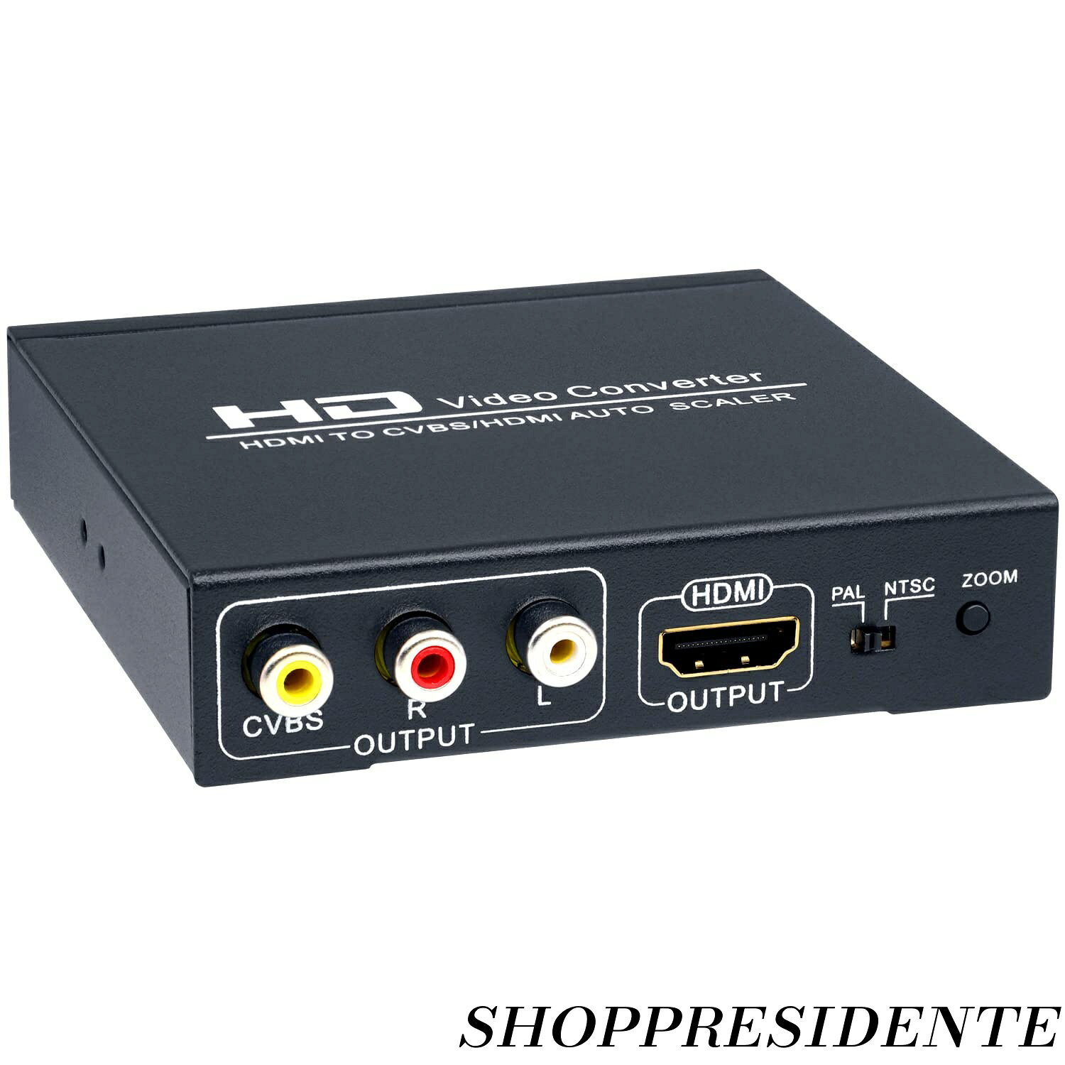 【HDMI→RCA+HDMIの変換同時出力】本製品はHDMIデジタル信号をコンポジット（3色ピン端子のCVBS・赤白黄ピン）アナログ信号に変換して出力できる「HDビデオコンバーター」です。【HDMIループアウト】HDMI入力した映像をスルー...