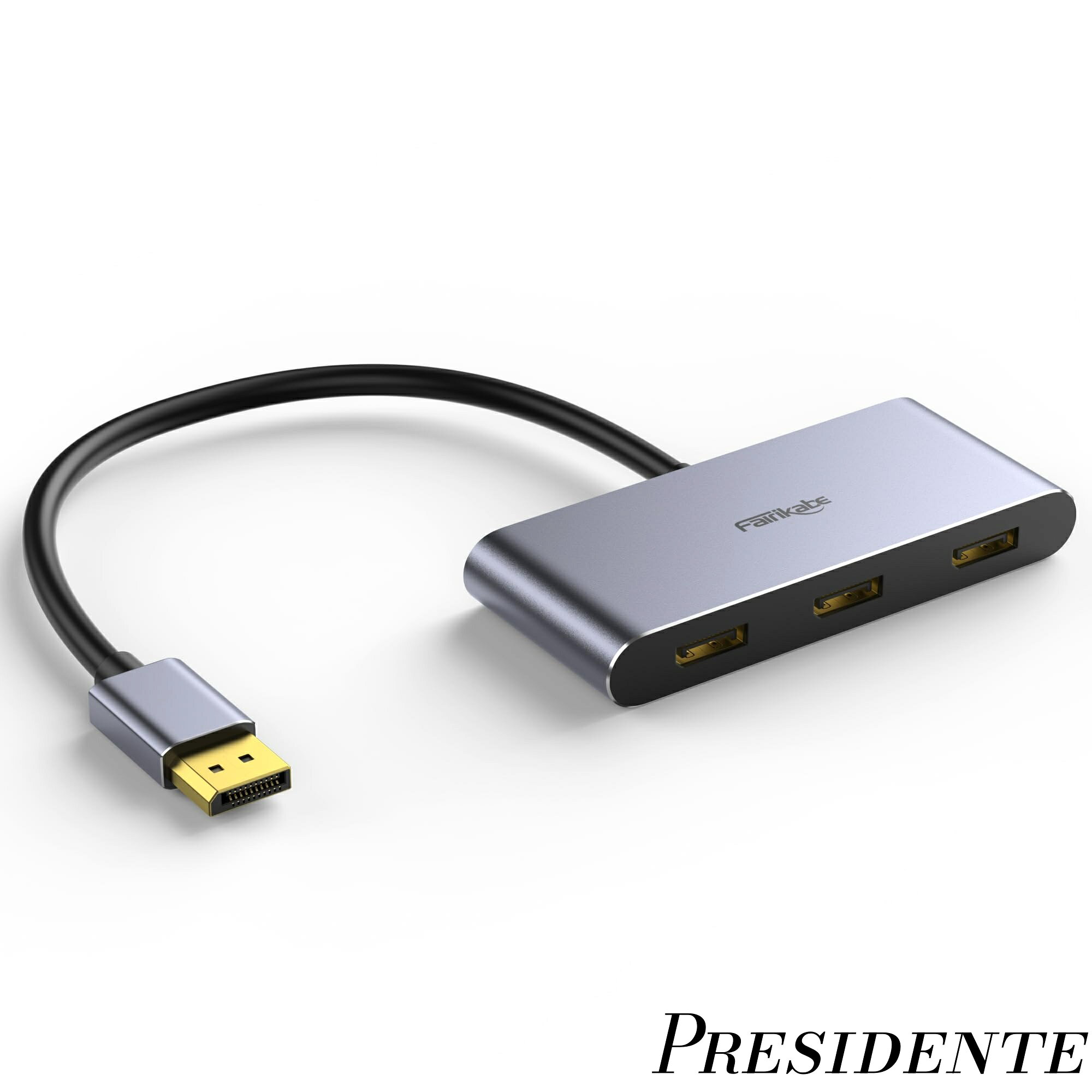 マルチDPモニターアダプター：コンピューターやノートパソコンのDisplayPort 1.4出力から、3台のDisplayPortモニターを接続します。トリプルモニターDisplayPort 1.4 MSTハブは、Windowsデスクトップ...