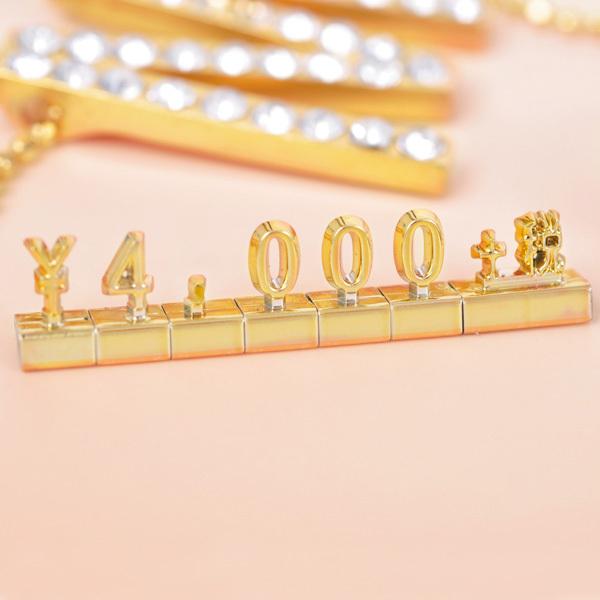 プライスを立体表示次世代のプライサー。高級感を出したブランディングにオススメですジョイントを結合させるだけでOKの簡単プライサー。目を引く立体表示でアピール効果も抜群です。仕切り付いていて管理しやすい、専用ケースに入っています。■種別／ゴー...