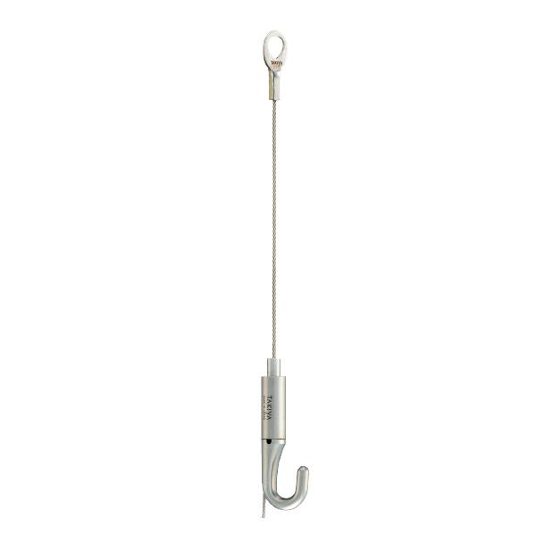 簡単な軽量物の展示に最適なハンガーセットです。■ワイヤー径／φ1.2mm■ワイヤー長さ／1.5m■推奨荷重／20kg■素材／ハンガー：要部ステンレスショットプラスト、ワイヤー：SUS304 7×7■シンブル内径／W5.5×H7mm■備考／○...
