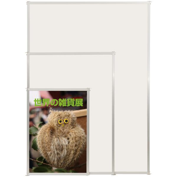 当サイト、一押しの軽量パネル！■種別／A2■外寸／W428×H602mm■有効表示面／W404×H578mm■重量／0.45kg■フレームサイズ／幅：12mm、厚さ：9mm■素材／バックパネル：発泡スチロールt5mm、フレーム：アルミ、前面...