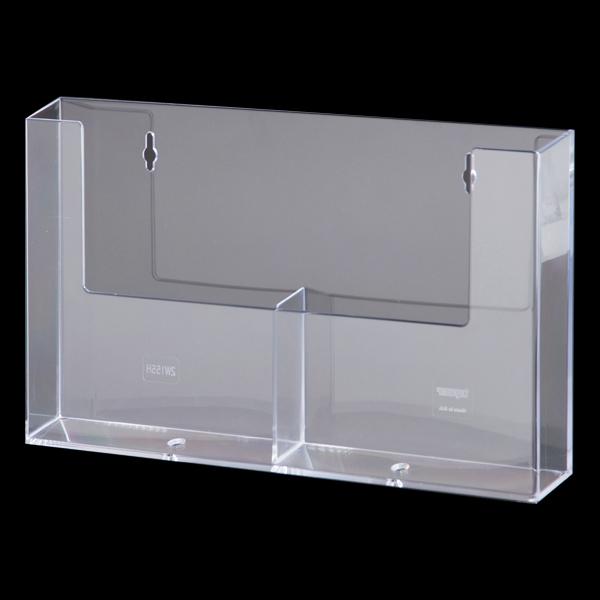 ■種別／2W155H/A5×2列■外寸／W342×D38×H200mm■カタログ収納部サイズ／W165×D32（×2列）mm■カタログサイズ／A5/2列■素材／スチロール樹脂メーカー・委託先在庫のため在庫確認が必要な商品です。予期せぬ欠品・...