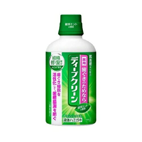 花王 ディープクリーン 薬用液体ハミガキ 商品説明 『花王 ディープクリーン 薬用液体ハミガキ』 歯槽膿漏・歯肉炎予防に。ブラッシングする液体ハミガキです。 歯ぐきに吸着・深く浸透するダブル抗炎症成分(β-グリチルレチン酸+ALCA*)と、...