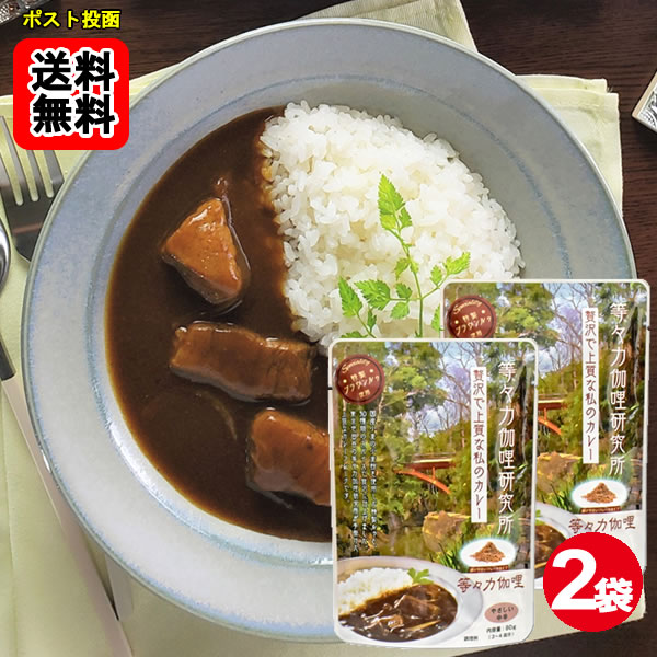 ポイント消化にオススメ！ ポスト投函のメール便送料無料お試しセットです！ 国産小麦の小麦粉を使用した特製ルゥと、30種類のスパイスで贅沢に仕上げました。東京世田谷の等々力伽哩研究所が手掛けた上質なカレーフレークです。スパイスの香り華やぐ、や...
