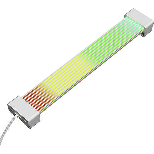 AINEX アイネックス 内部電源ケーブルに装着するARGB LEDカバー内部電源ケーブルに装着するARGB LEDカバー★ 電源ユニットからグラフィックカードへ接続するケーブルに被せるタイプのARGB LED★ PCI Expressグラ...