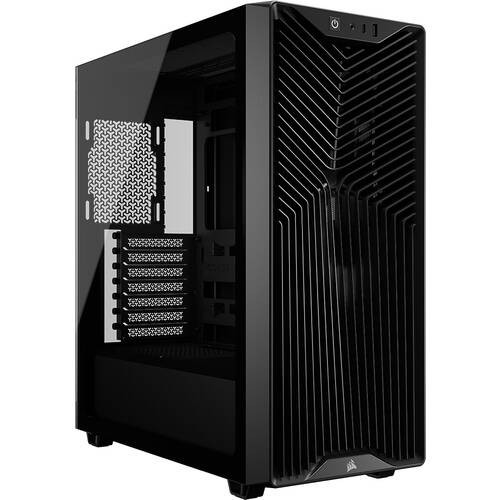 CORSAIR コルセア 背面コネクタマザーボード対応 ATX対応 ミドルタワーPCケース ▼カラー：ブラック系 ▼サイドパネル：ガラス ▼背面コネクタ：対応 ▼対応マザー形式：ATX 、Micro ATX 、Mini-ITX ▼対応電源：...