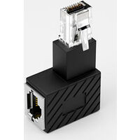 LAN角度変更コネクターLAN角度変更コネクター■ 規格：RJ-45■ コネクタ形状1：RJ-45オス■ コネクタ形状2：RJ-45メス★ LANケーブルのコネクタの向きを90度回転させることが可能★ LANポートの角度を変更させることでL...