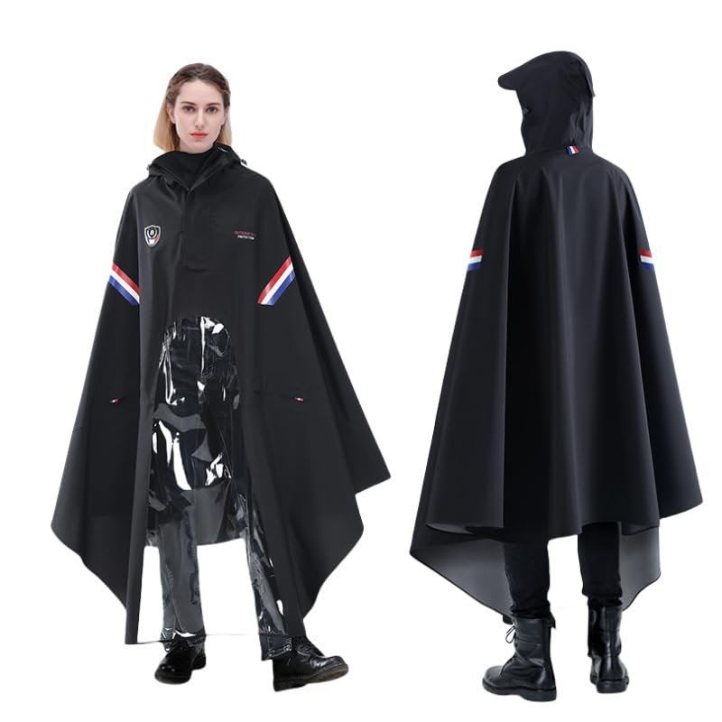 ポータブル レインコート レインポンチ レディースファッション 続々入荷中 ブラック グレー 3XL 4XL 5XL