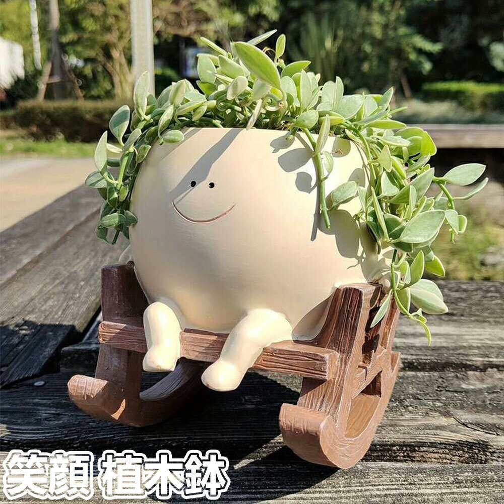 商品情報[素材]樹脂[サイズ]11.5x9.5x12cm[高級感]高品質の樹脂製で仕上げられで、高級感があります。植物の美しさを引き立て、どんなインテリアの雰囲気に合わせやすい。[屋内および屋外の装飾]このフェイスプランターは、多肉植物、ヘ...