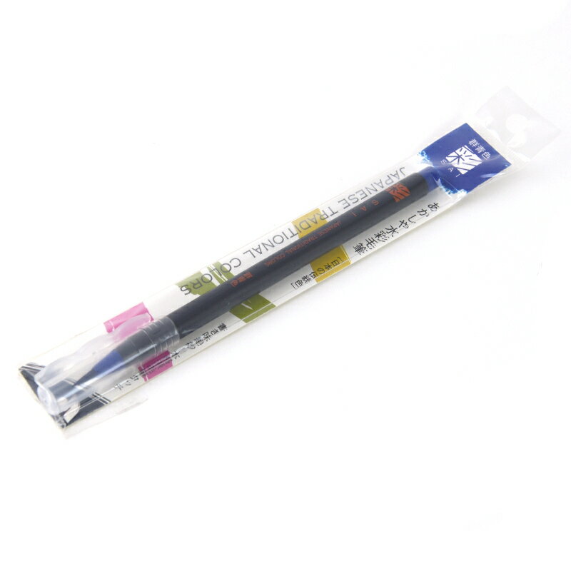 【商品ローマ字】 suisaimohitsu[sai] - すいさいもうひつ [さい]【メーカー】あかしや【商品サイズ】Φ9×170mm【色】カラー：群青色【タイプ】毛筆【字の太さ】細字【インク】水性染料＃筆ペン/＃あかしや/＃水彩毛筆［彩...