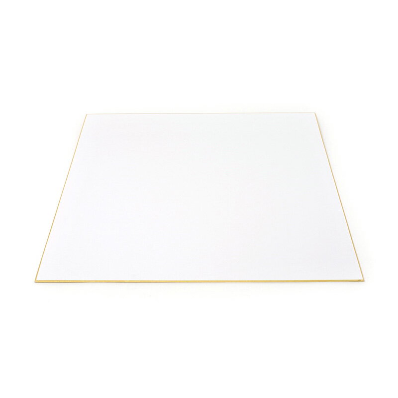 【商品ローマ字】【商品サイズ】53×45.5cm【枚数】1枚＃色紙・短冊/＃F判色紙/＃白無地/＃F判色紙/＃白系/＃1枚/＃画仙〜画仙貼の特徴〜 墨が程良く引っ掛かるように、表面に簾の目を施した真白な機械漉き画仙紙を貼っています。 ニジミ...