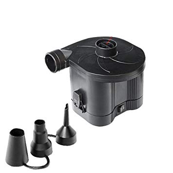 空気抜きにも対応電池式空気入れポンプ商　品　説　明手動では大変なプールやエアベッドなどの空気入れに大変便利なアイテム。単1乾電池4本で使用可能なバッテリータイプ電動ポンプ。コンセント電源不要なので、持ち運びに便利！使う場所を選びません！ ジ...