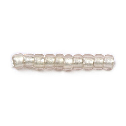グラスビーズ、丸特小です。【 サイズ（約） 】 外径1.5mm【 入り数(約) 】 7g(約1750粒)【 加工・色名 】 銀メッキ(つや消し)／31F乳白【 発売元 】 TOHO・外径が最も小さいビーズなので、より繊細な作品作りが楽しめま...