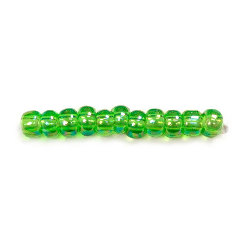 【 サイズ（約） 】 3mm【 入り数(約) 】 7g(約250粒)【 加工・色名 】 スキオーロラ／167萌葱【 素材 】 ガラス※2023年1月19日（木）より価格を変更しています。ビーズ グラスビーズ 丸大 （7g） スキオーロラ／1...