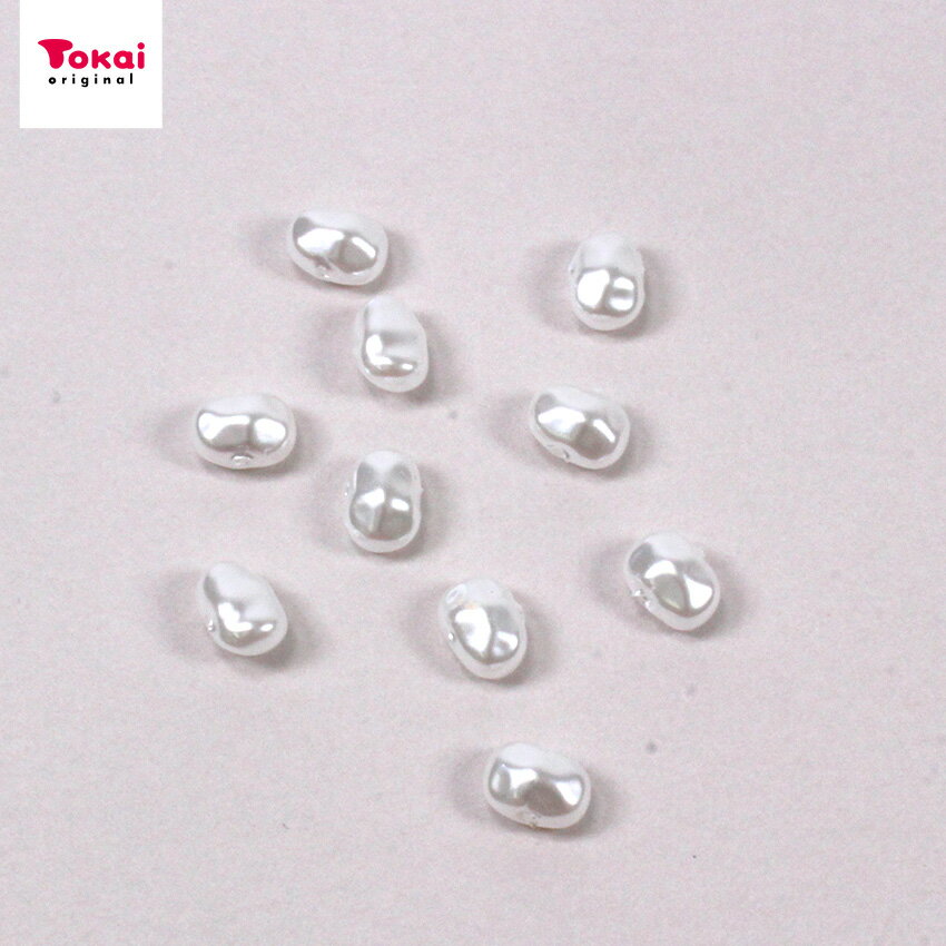 ■素材…ユリア樹脂 ■ブランド…トーカイグループオリジナル ■生産国…中国製 今流行中の不揃いな形のパールビーズです。 大きめでも軽く、ピアスやイヤリング等にもおすすめです。 ※トーカイグループオリジナル！!インターネットで購入できるのは、...