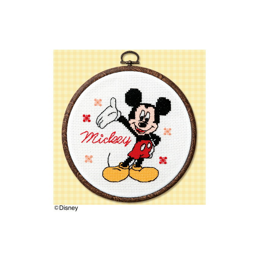 ■メーカー…オリムパス ■完成サイズ（約）…額内径15.5×15.5cm ■キット内容…25番刺しゅう糸、No.8300布＜インディアンクロス＞オフホワイト＜32＞、クロス針、おしゃれフープ（P-111木目）、プリントネーム、カラー図案付説...