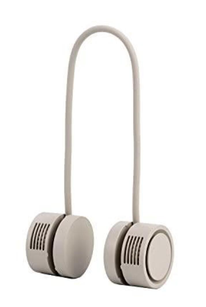 DANSOON ネックバンドファン ROLLING DSN23089BG ライトベージュ 首掛け 羽根なし 扇風機 携帯 軽量 静音 夏の外出や通勤通学、アウトドアに最適なDANSOONのネックバンドファン。 羽根なし設計で髪の巻き込みを防...