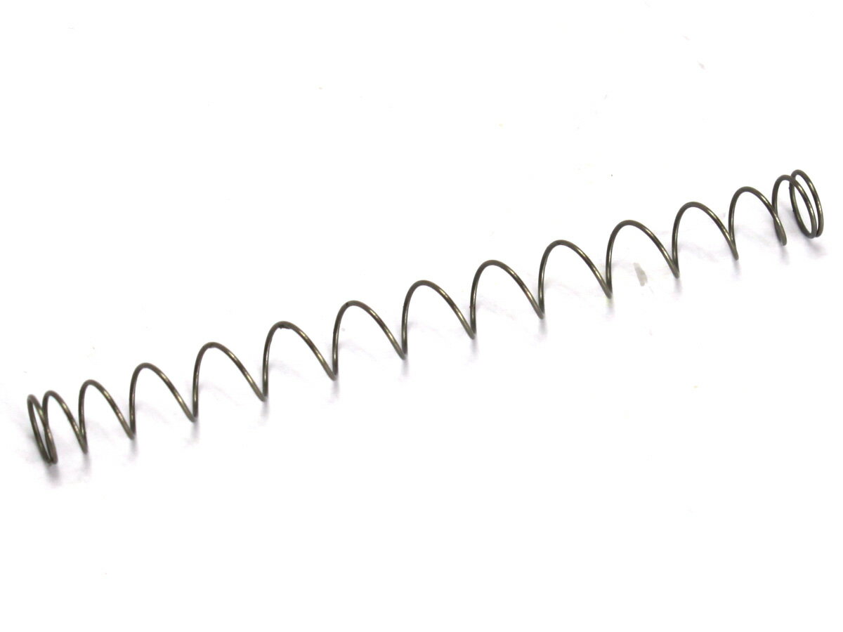 東京マルイのグロック17Gen4/Gen5共用の150%リコイルスプリングです。 Gen4のリコイルスプリングは2重構造になっており、ロングは細いシャフトで根本側に入る全体長が長いほうのスプリングになります。