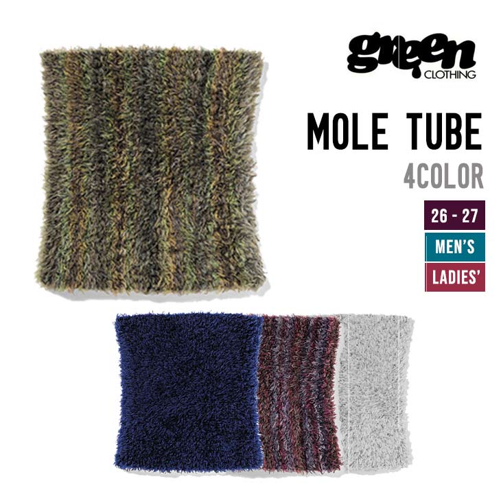 GREENGREEN CLOTHING グリーンクロージング 26-27MOLE TUBE スノーボード ネックウォーマーgrecl2627033【商品名】GREEN CLOTHING グリーンクロージング 26-27MOLE TUBE ス...
