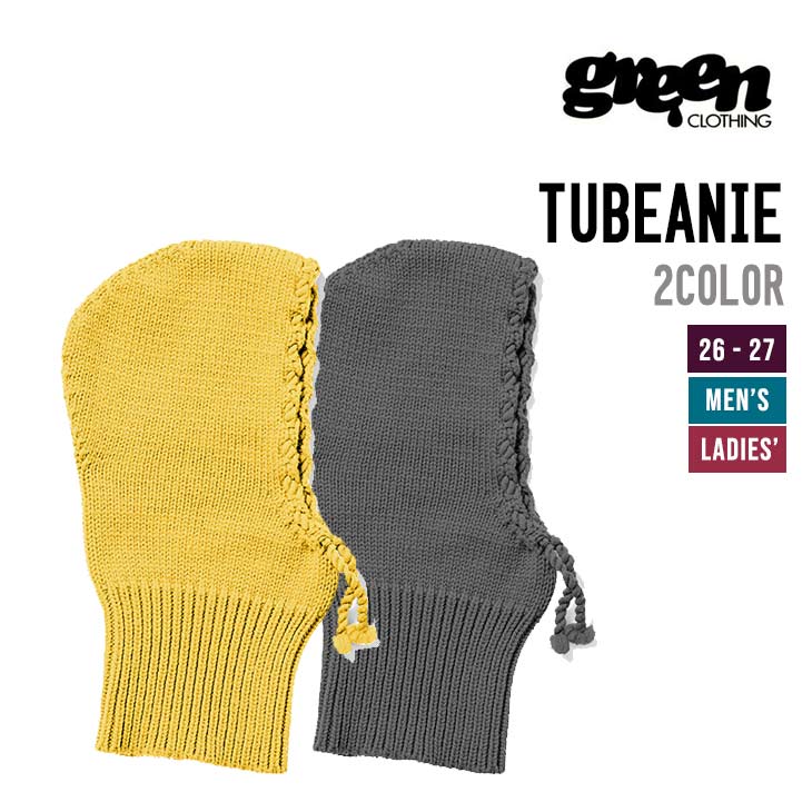 GREENGREEN CLOTHING グリーンクロージング 26-27TUBEANIE スノーボード バラクラバ ヘッドウォーマーgrecl2627031【商品名】GREEN CLOTHING グリーンクロージング 26-27TUBEAN...
