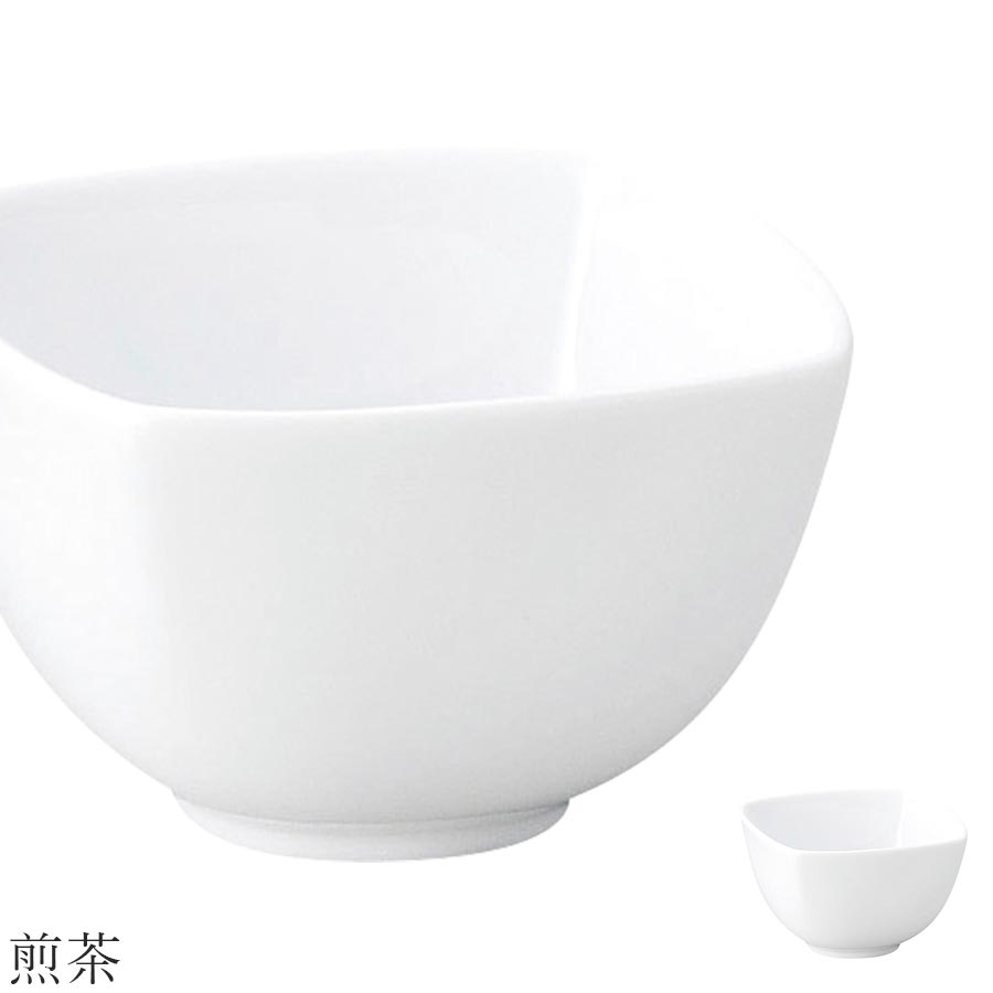 【Obi 煎茶】 白磁でできた白い食器のシリーズです。 どんなお料理にも合いそうなエレガントな形状のお皿です。 ─┘─┘─┘─┘─┘─┘─┘─┘─┘─┘ 【商品詳細】 ■Φ8cm×高さ5cm、満水容量：80cc ■白磁 ■特長 電子レンジ不...