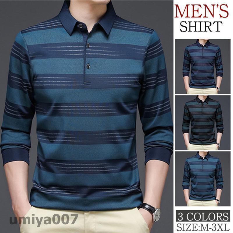 商品詳細：カラー：/A01/A02/A03サイズ：/M/L/XL/2XL/3XL■商品説明◎これから秋のカジュアルからスポーツまでどんなコーデには欠かせないおしゃれなメンズ長袖ポロシャツが登場しました！◎シンプルな無地デザインでな印象を与え...