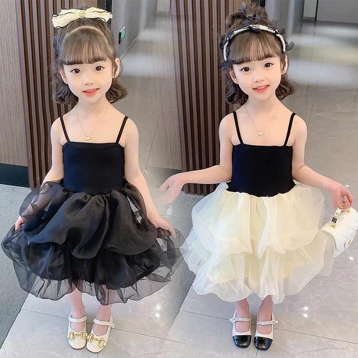 商品名 女の子の憧れ！チュール ワンピース素材 ポリエステルカラー ブラック、ホワイトセット内容 ワンピース単品サイズ 90CM、100CM、110CM、120CM、130CM、140CM注意事項 ※30度のぬるま湯に中性洗剤を薄めて優しく...