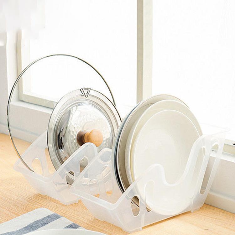 ■ 品名：鍋ふたスタンド■ 素材：PP樹脂■ カラー：A■ サイズ：28.5*13.9*15.1cmsanwafashionの人気検索ワード：調理器具 鍋蓋 収納 フライパンスタンド 鍋ふた キッチン収納 鍋蓋 スタンド フタ 菜箸 お玉立...
