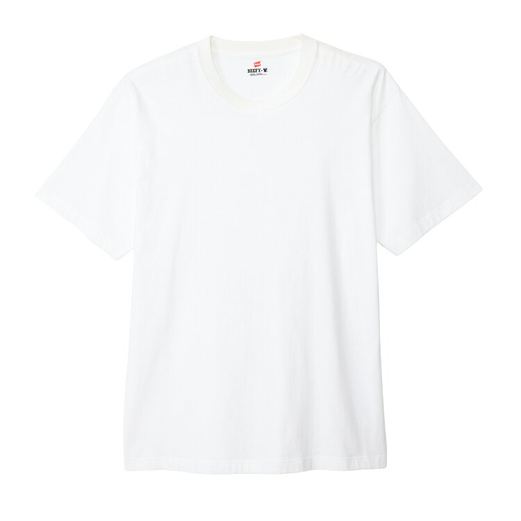 ※image photo 1975年に誕生したロングセラー、BEEFY-T(R)（ビーフィーT）のクルーネックTシャツです。 ヘビーウェイト（肉厚）のコットン100％生地を使用。 洗えば洗うほど肌に馴染む風合いや、洗いこんでも首周りの伸びや...
