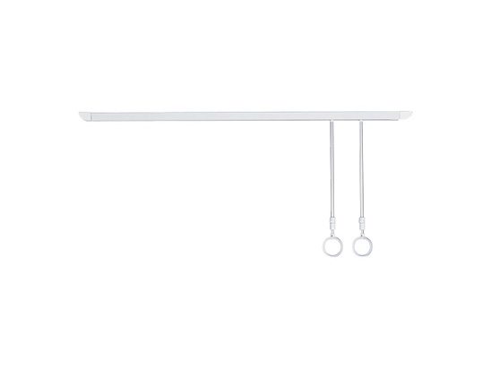 　※image photo 屋内物干 天井取付タイプ プッシュタイプ 竿付 シリーズ 【 特長 】 ●ポールの長さ調節が可能な天井取付タイプの屋内物干。 ●使用しない時は、ポールを端に寄せておくことができます。また脱着も容易なので使い勝手は...