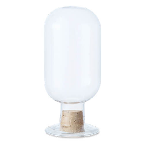 ※image photo 規格: φ9 H19 口径サイズ：φ3.4 耐熱ガラス 原産国:中国 品番:22594 備考: ・食品OK ****************** ・液体はコルクから染み出す可能性がございますので、液体を入れてのご使...