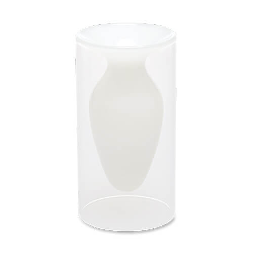 ※image photo 規格: φ 8 H 15(内部 H13) 口径サイズ：φ2.5 ガラス 容量：180cc 原産国:中国 品番:22655 備考: ・シンプルな個性が光るフラワーベース。 ・クリアの円柱の中にうっすらと個性的なフォル...