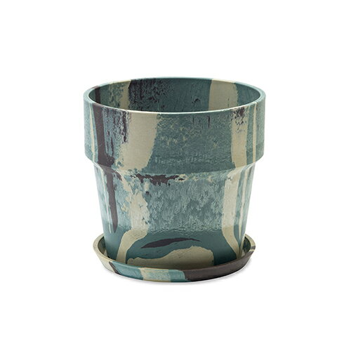 ※image photo 規格: 直径16.5 H15.5 口径サイズ：直径15.5cm 鉢：直径16.5cm　H15cm 受皿：直径15cm 底穴：1cm プラスチック/ウッドパウダー/ストーンパウダー 原産国:中国 品番:81083 備...