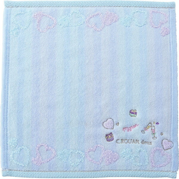 ※image photo 婦人向けタオルハンカチです。 ワイングラスなどパーティー雰囲気がかわいらしいデザインです。 ●婦人タオルハンカチ1枚 ●現品約25×25cm ●綿100% 原産国：CHN：中国 宅配冷蔵区分：01：常温 品番：CR...