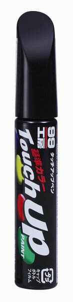 　※image photo タッチアップペン M7568 マツダ A3F ブリリアントブラック ボデーの小さなキズ・ハガレの補修に便利な筆付きカーペイント。 注）新車基準カラーを元に調色されているため、経年で変退色した塗装に使用した場合や、...