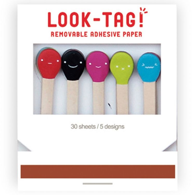 　※image photo SPICE OF LIFE LOOK-TAG! デザイン付箋 マッチボックス VARIETY / バラエティーシリーズ VARIETY SERIES【色々シリーズ】はかわいい付箋を色々集めたシリーズです。 折り曲...