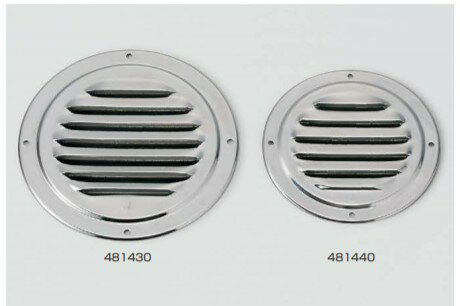 17※image photo ●別売の空気孔カバーを取り付けると、雨水の浸入を防げます。 ●船舶や住宅などさまざまな場所で使用できます。 【別売品】 ●ステンレス鋼製空気孔カバー4818型 【注　意】 ●取付穴ピッチ寸法にはばらつきがありま...